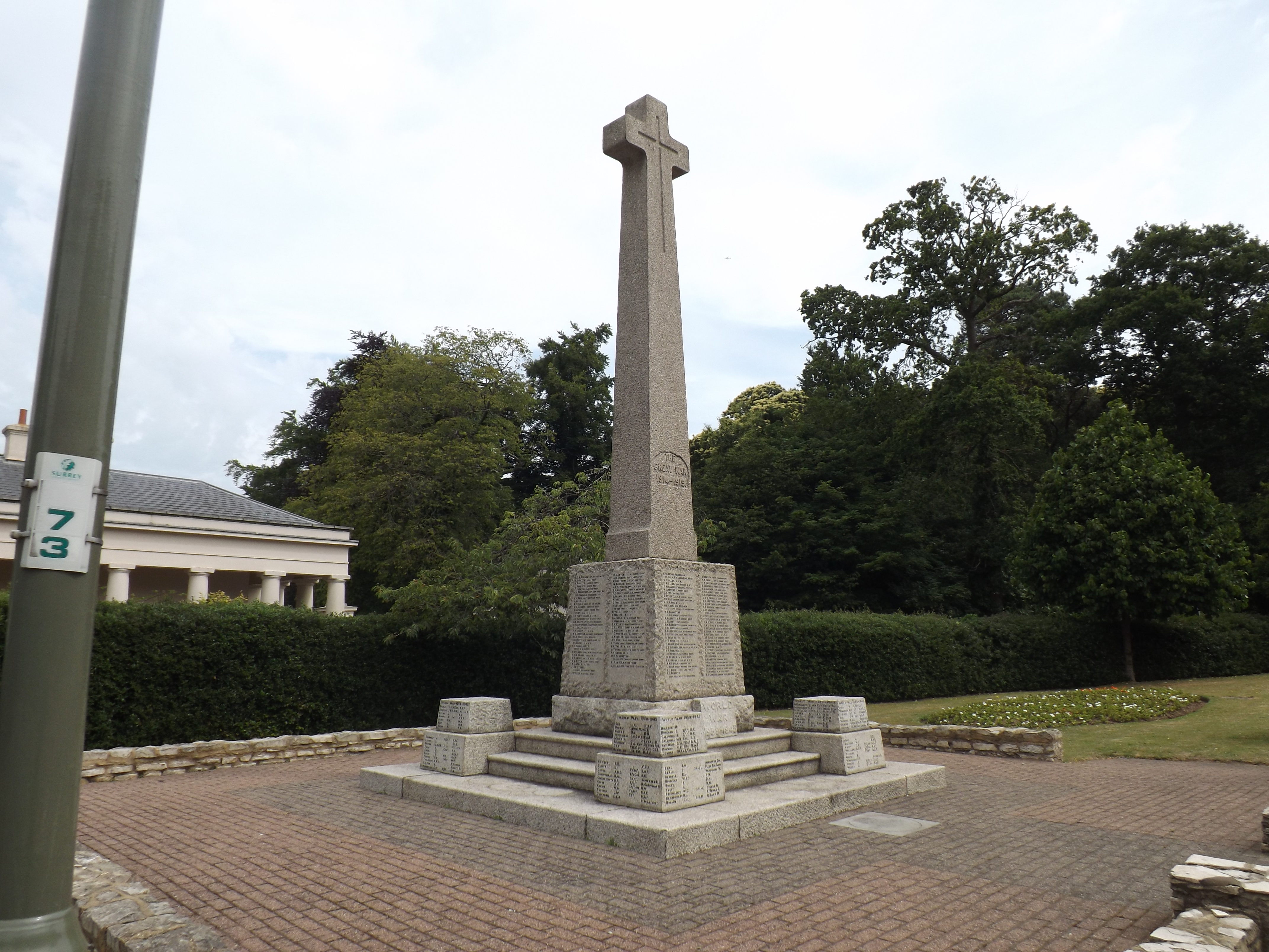 Camberley Memorial Cross - War Memorials Online