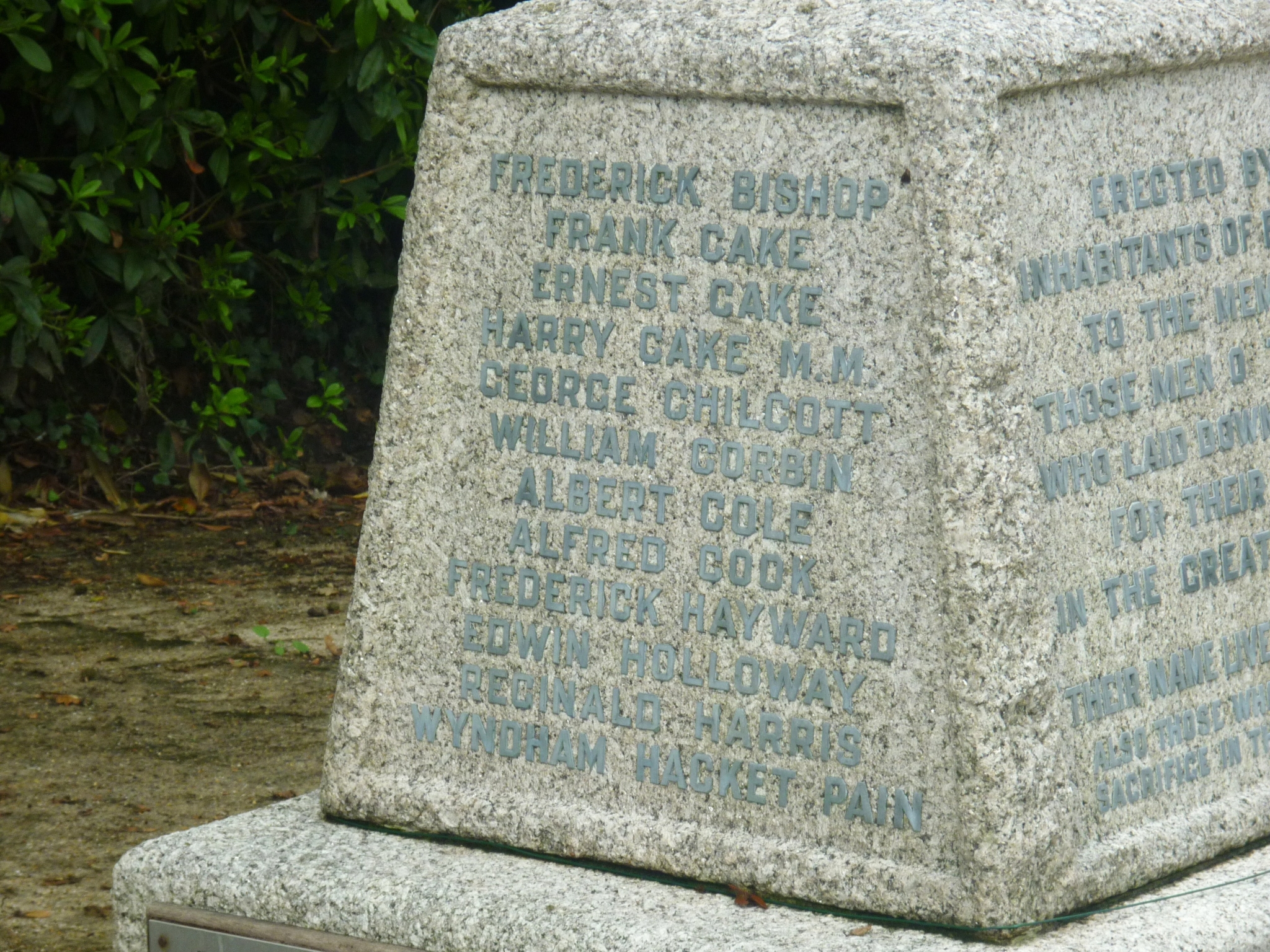 BRANSGORE - War Memorials Online
