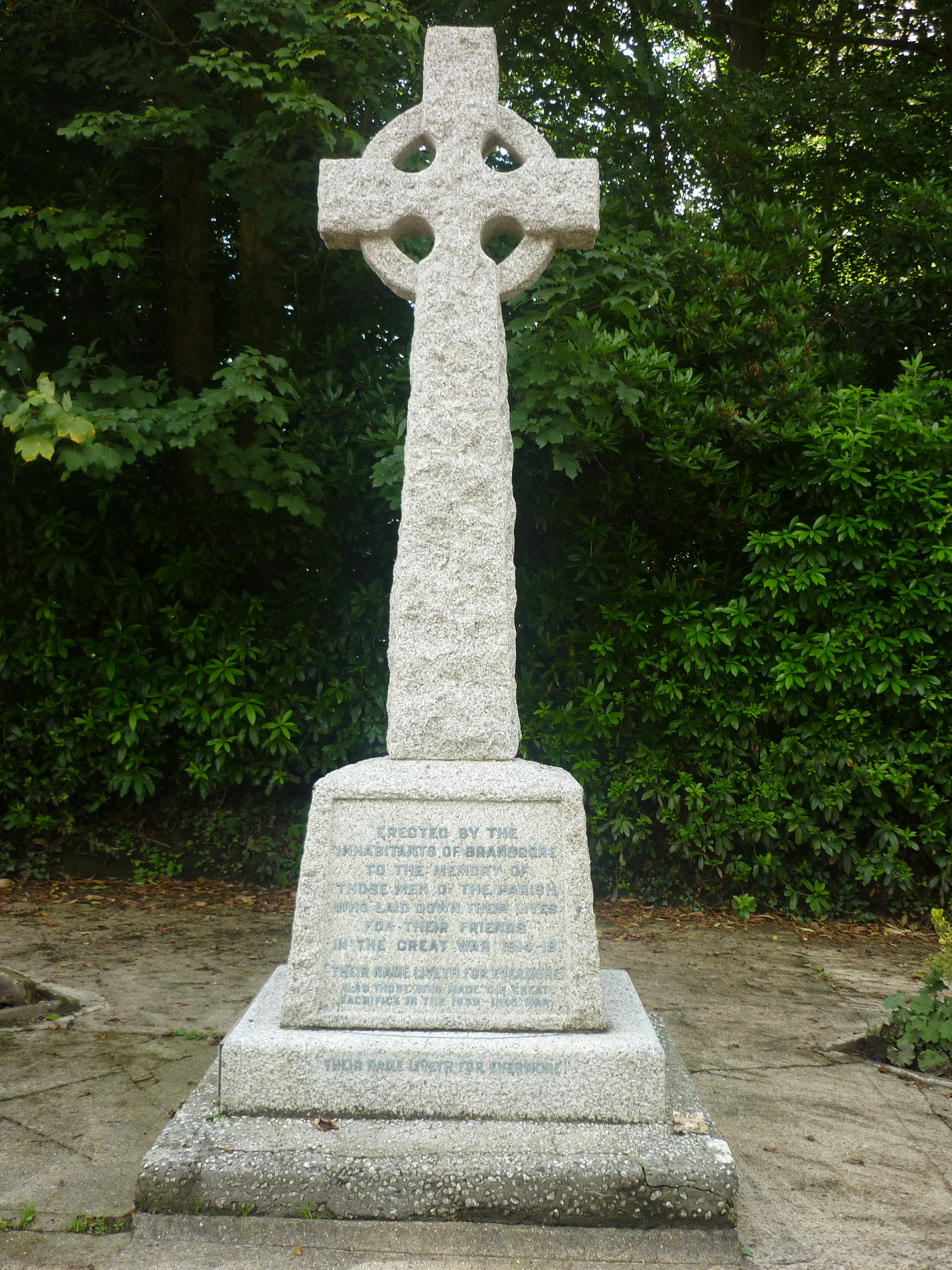 BRANSGORE - War Memorials Online