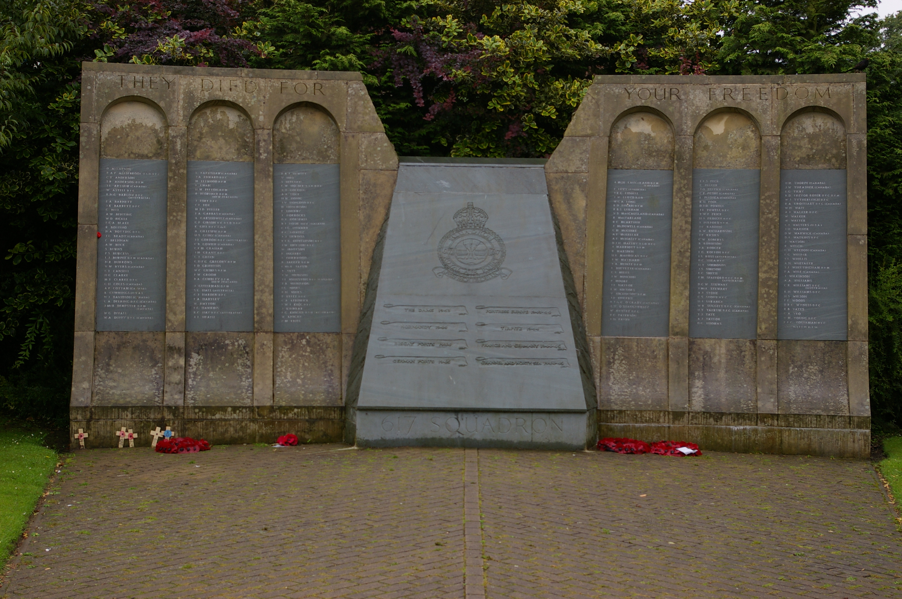 617 Squadron RAF - The Dambusters - War Memorials Online