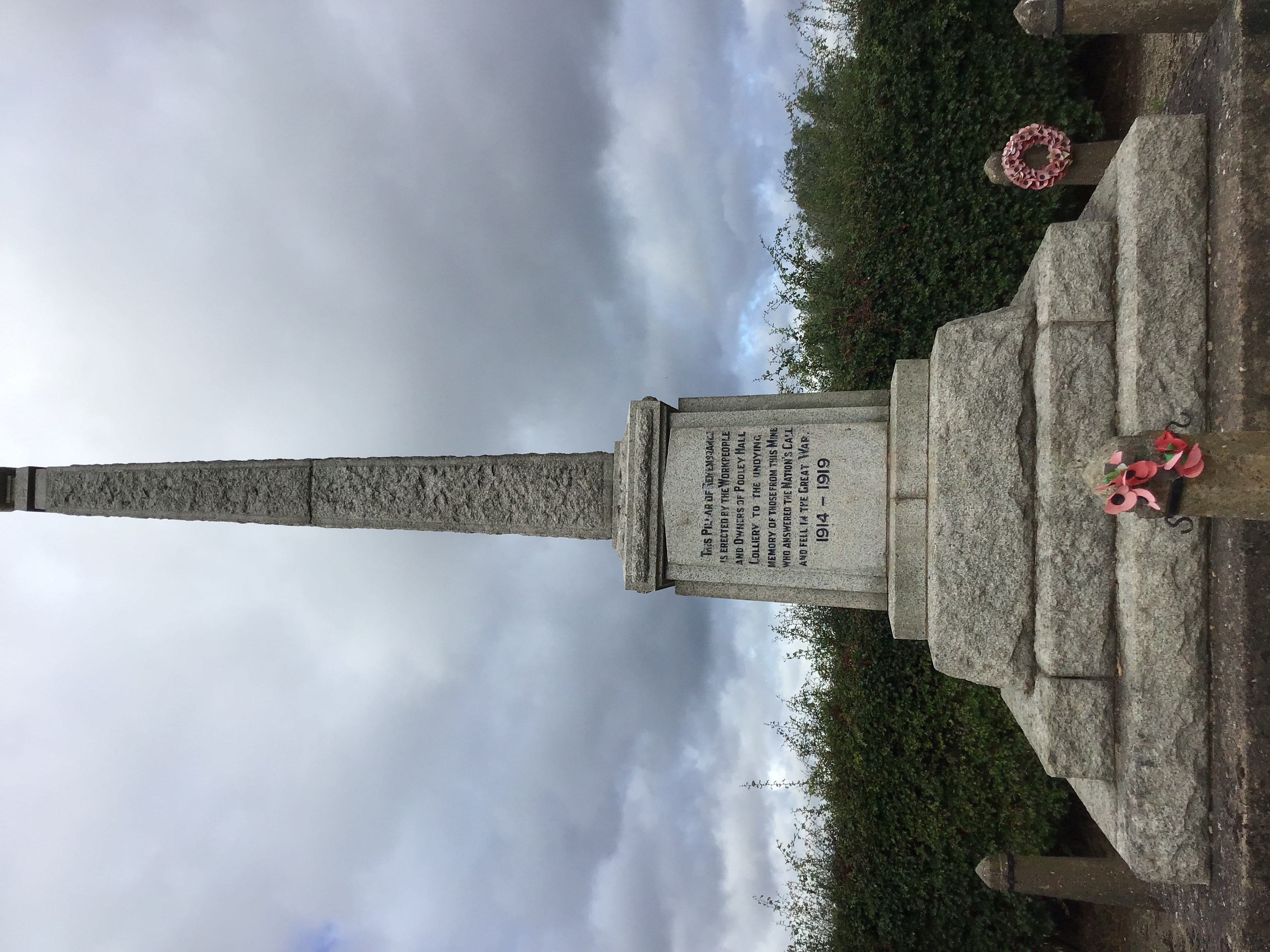 POOLEY HALL COLLIERY WW1 - War Memorials Online