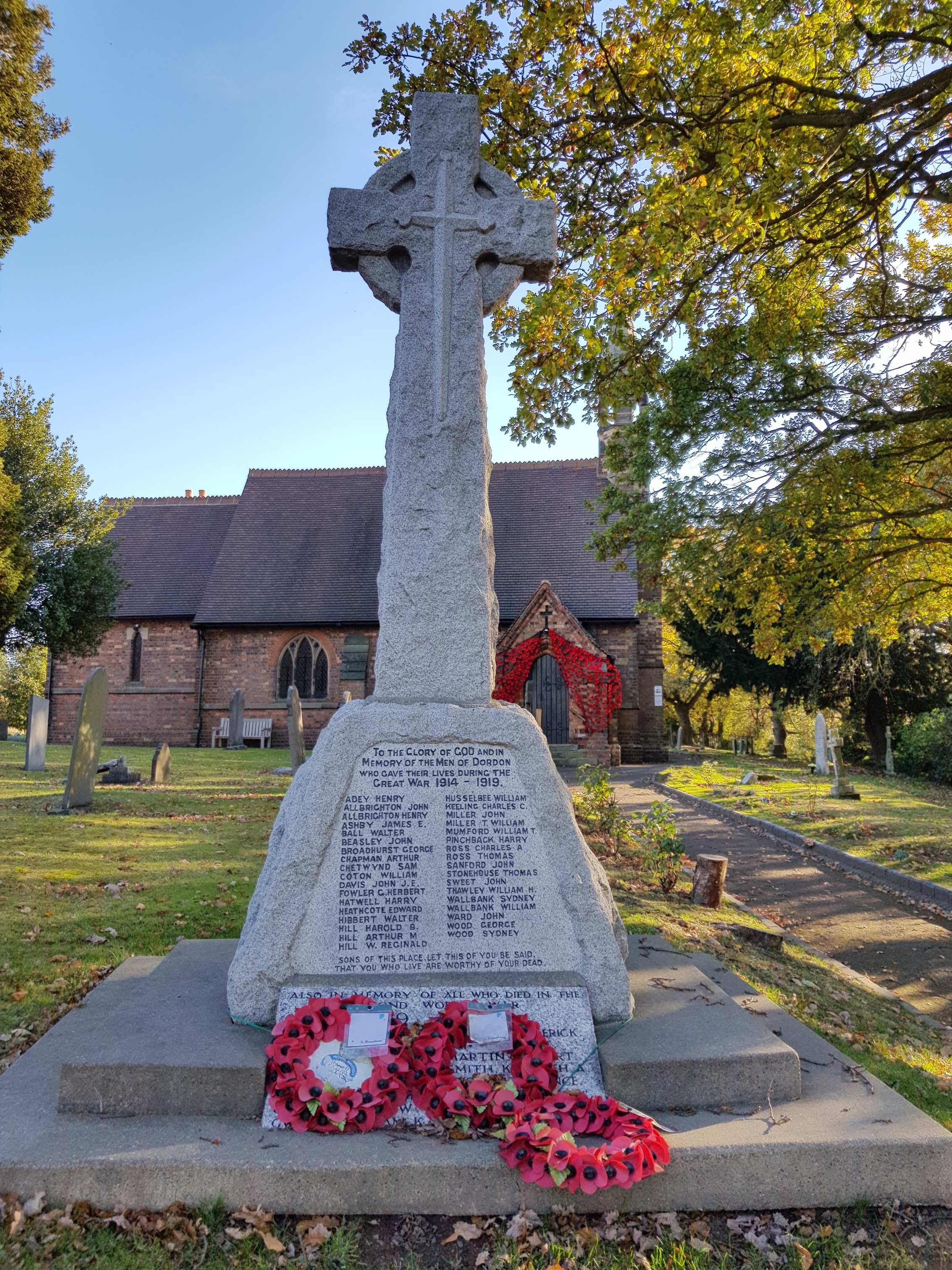 Dordon cross - War Memorials Online