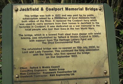 Coalport and Jackfield bridge