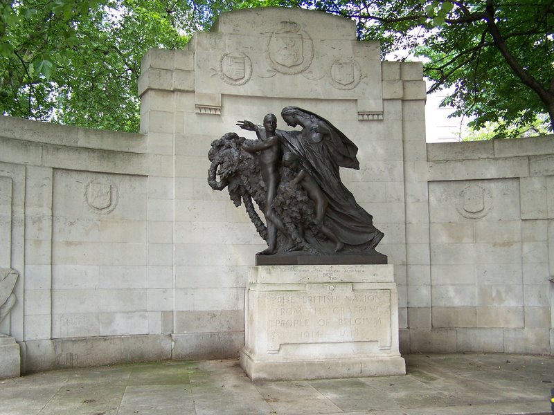 PEOPLE OF BELGIUM / BELGIAN NATIONAL MONUMENT 1919 - War Memorials Online