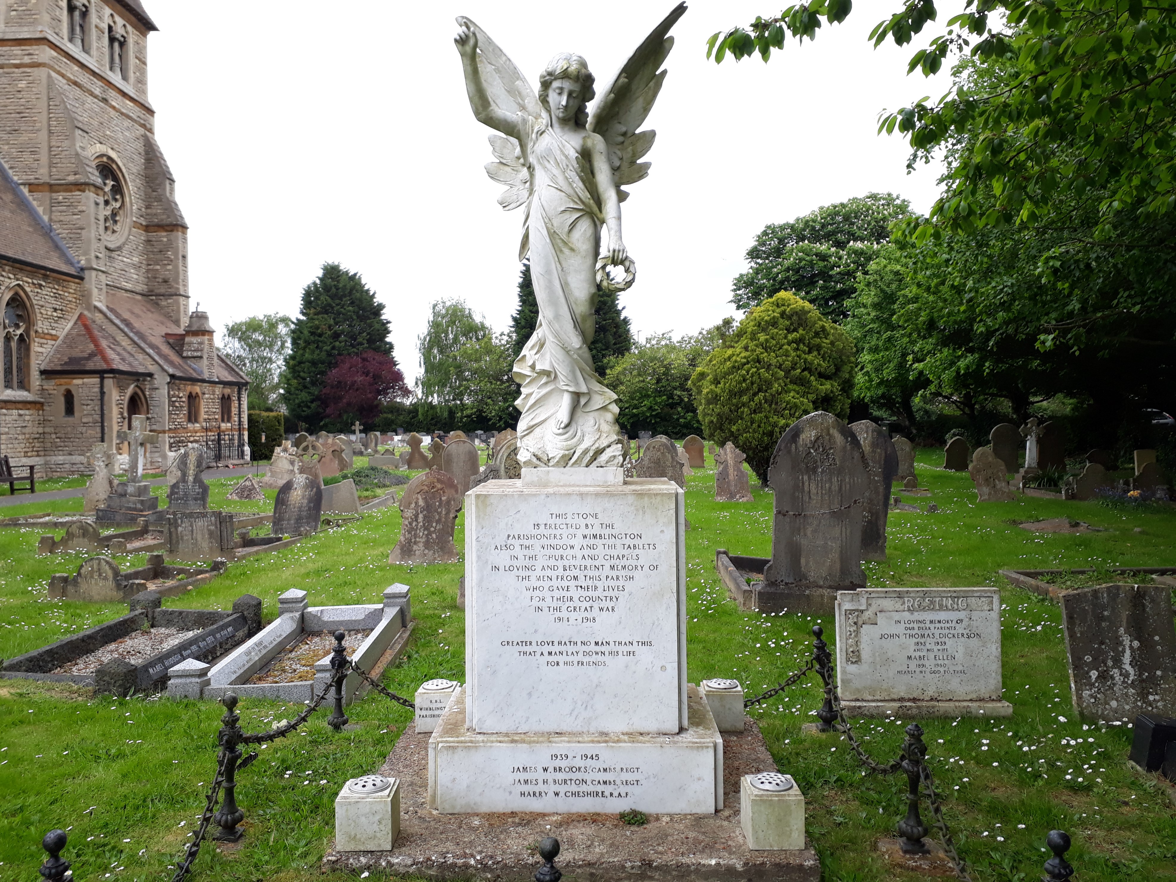 WIMBLINGTON - War Memorials Online