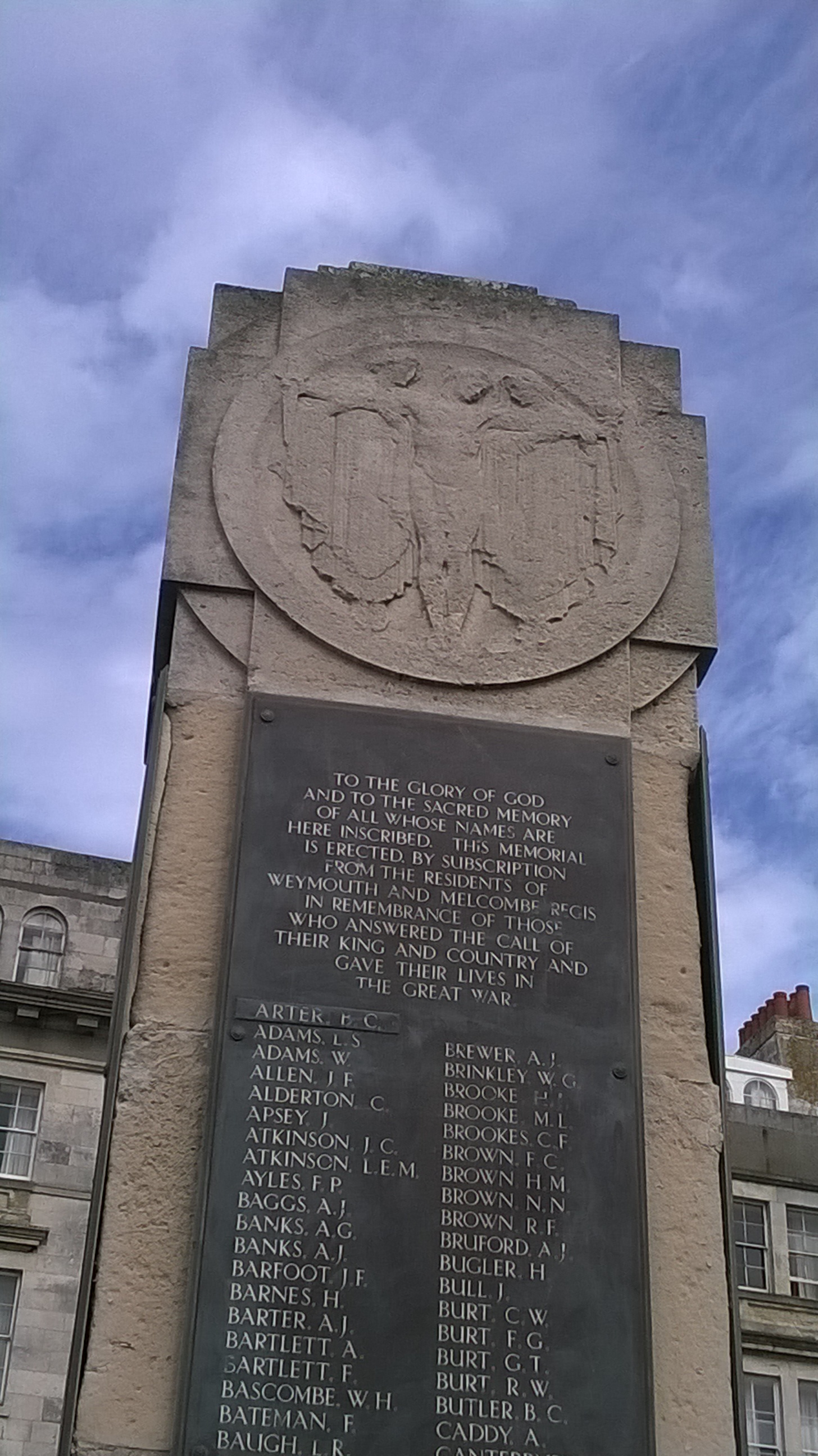 Weymouth - War Memorials Online