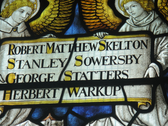 Skipsea: All Saints Church Window WWI