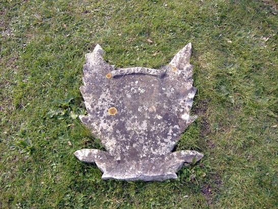 Canadian WWI Maple Leaf Headstone at Children's Grave