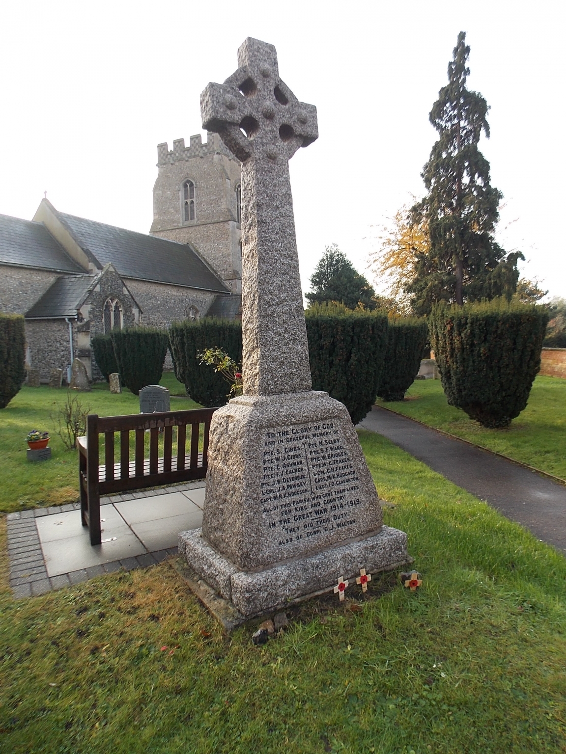 Fornham St. Martin WW1 Memorial