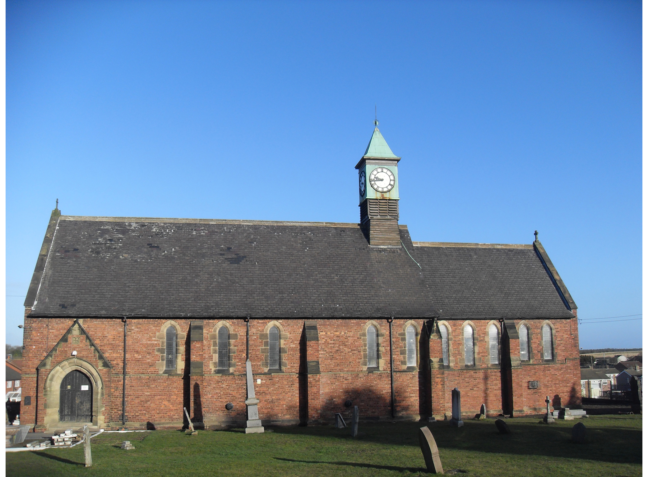 Trimdon (St Paul's Church clock tower) - War Memorials Online