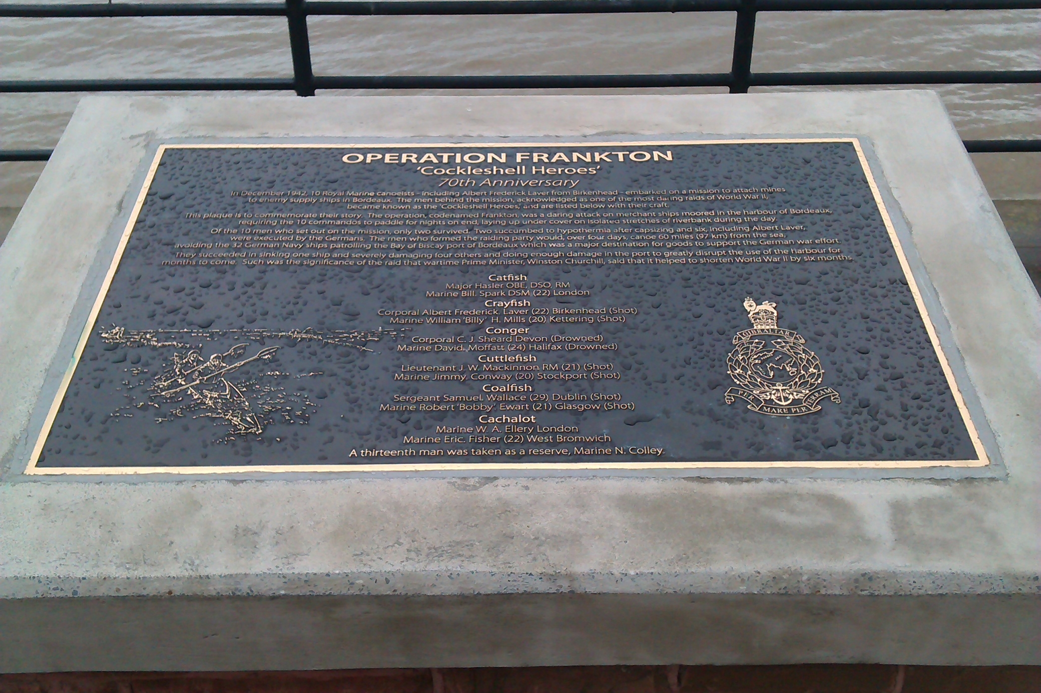 Operation Frankton (Cockleshell Heroes) - War Memorials Online