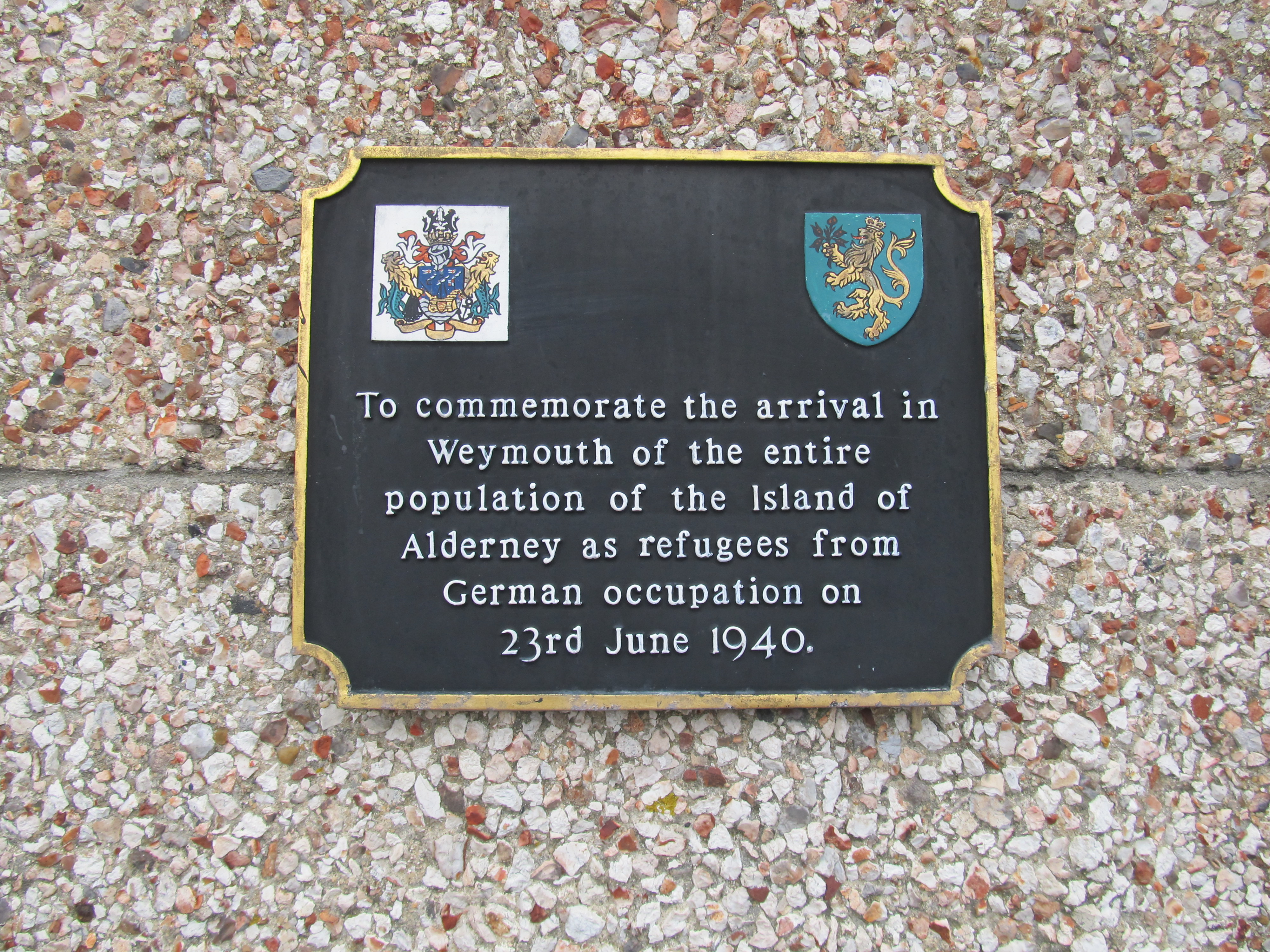 Alderney Plaque