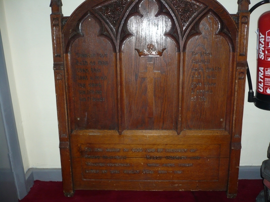 Clitheroe (Low Moor Methodist Chapel WWI plaque)
