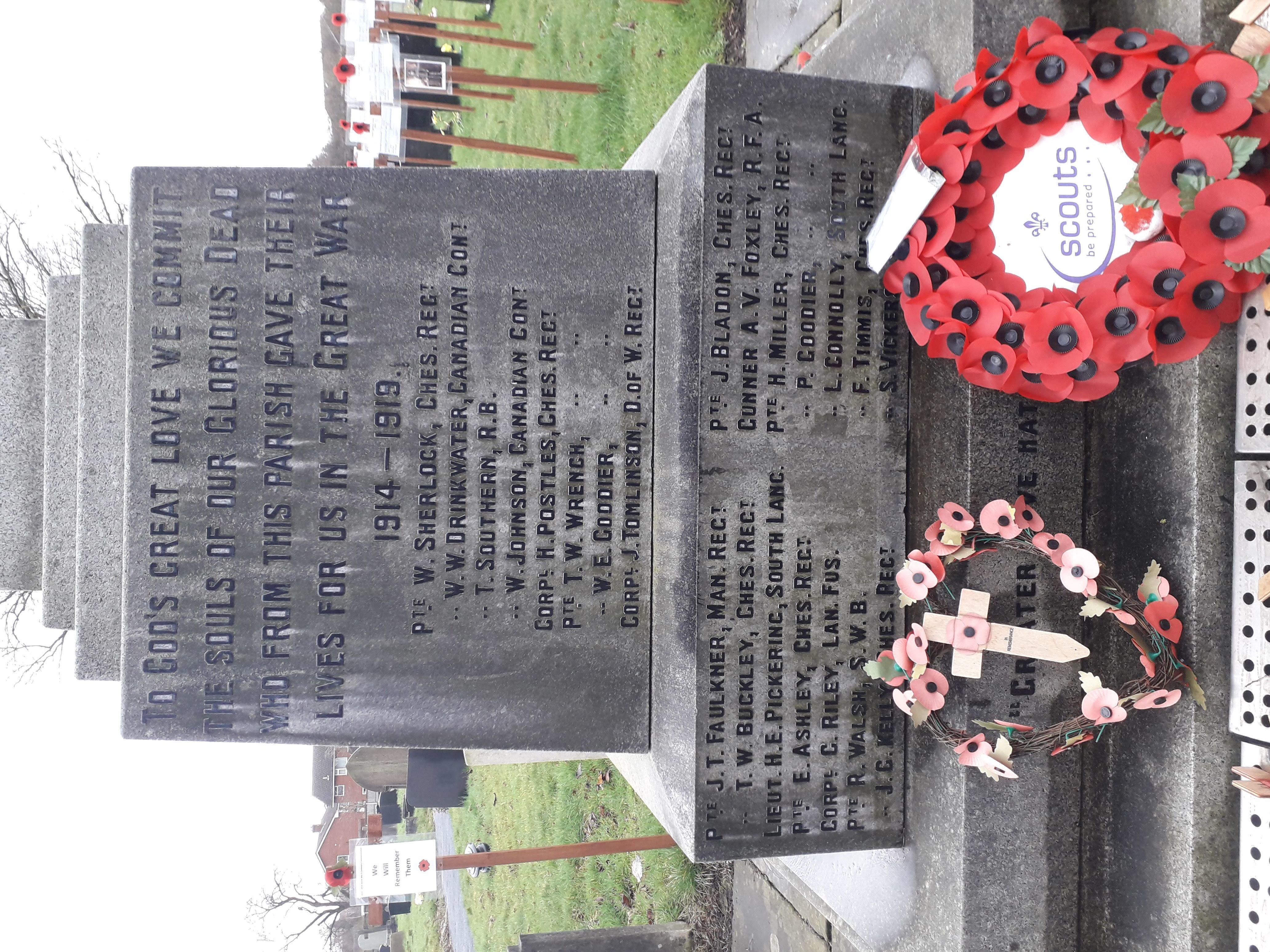 Lostock Gralam - War Memorials Online