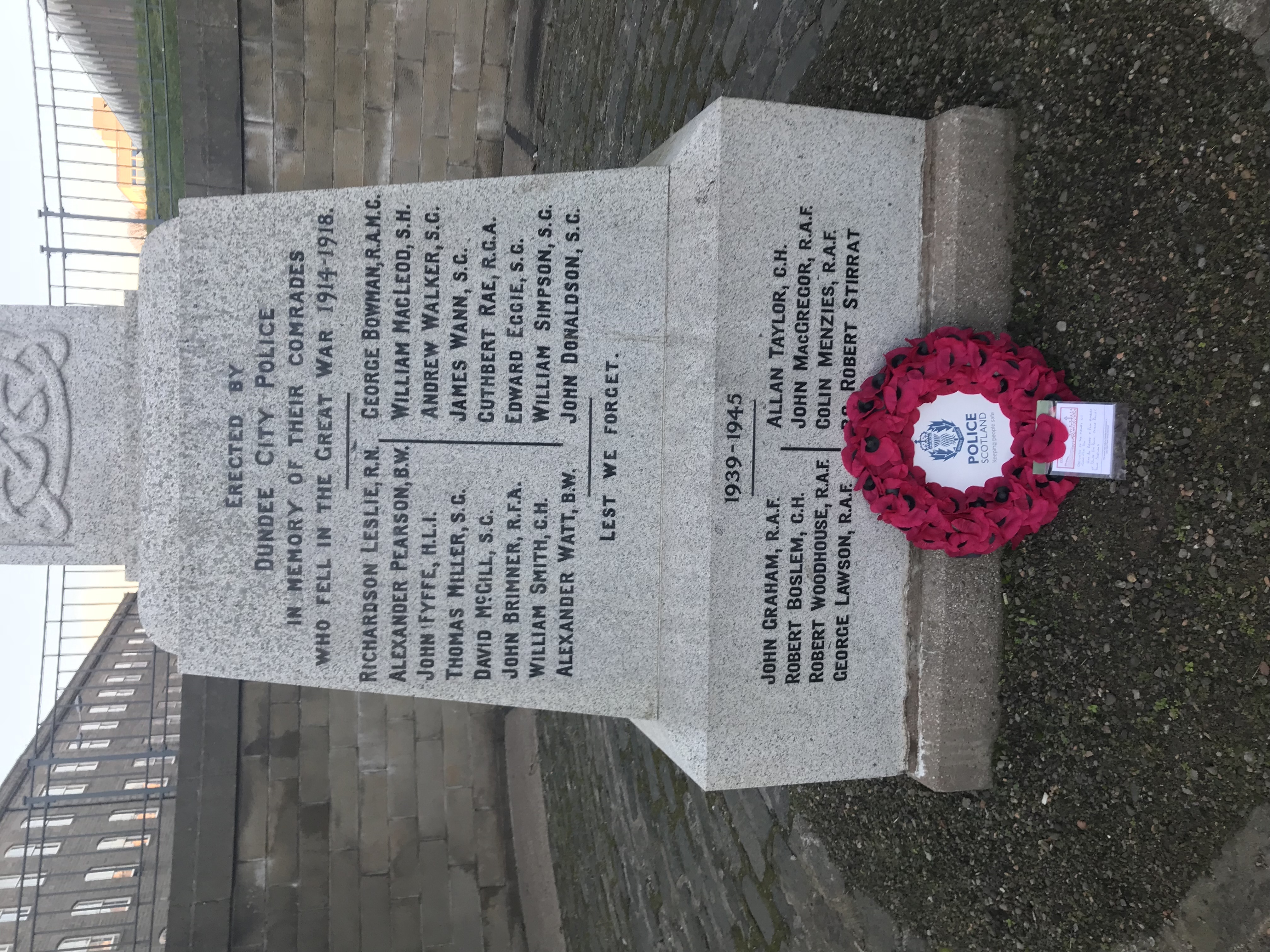 Dundee City Police WWI - War Memorials Online