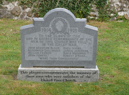 Kirkmabreck (Creetown United Free Church plaque)