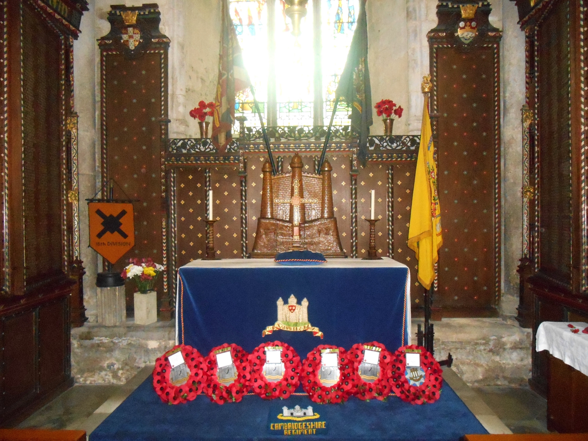 Cambridgeshire Regiment, Ely Cathedral - War Memorials Online