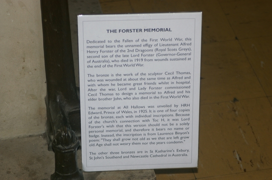 The Forster Memorial