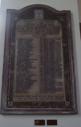 St. Michael's Kirkham WW1