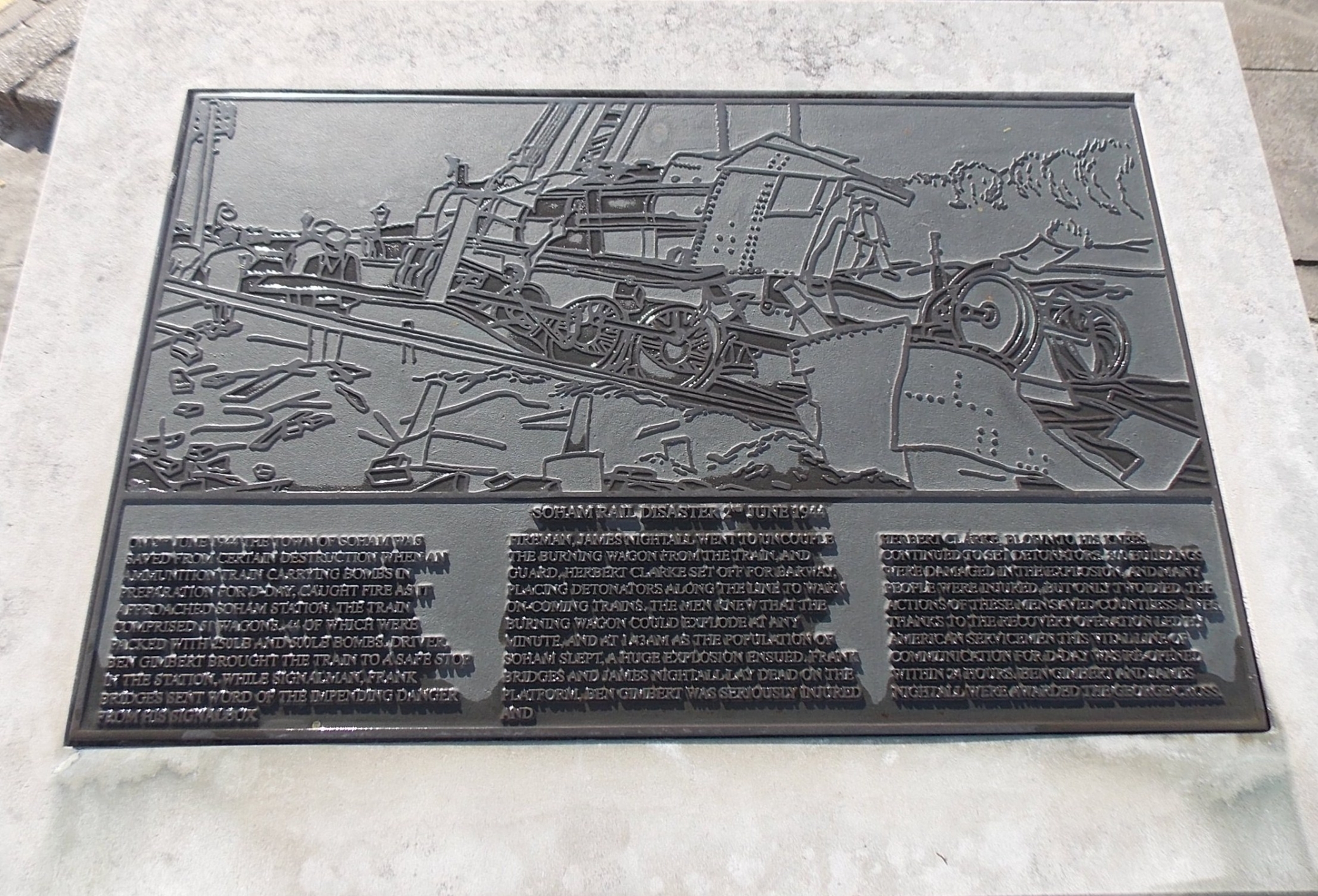 Soham Rail Disaster Memorial - War Memorials Online