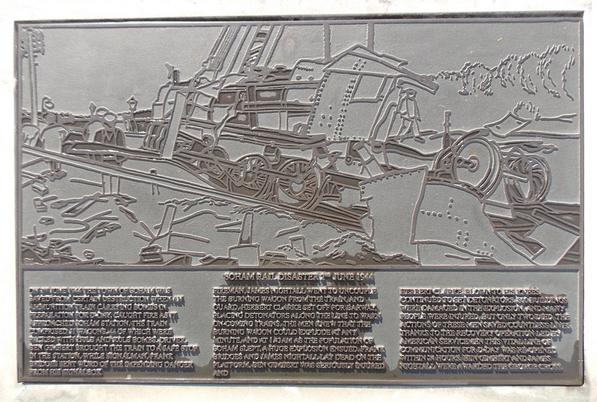 Soham Rail Disaster Memorial - War Memorials Online