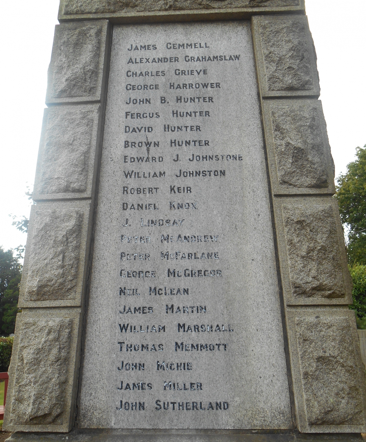 Tillicoultry WWI