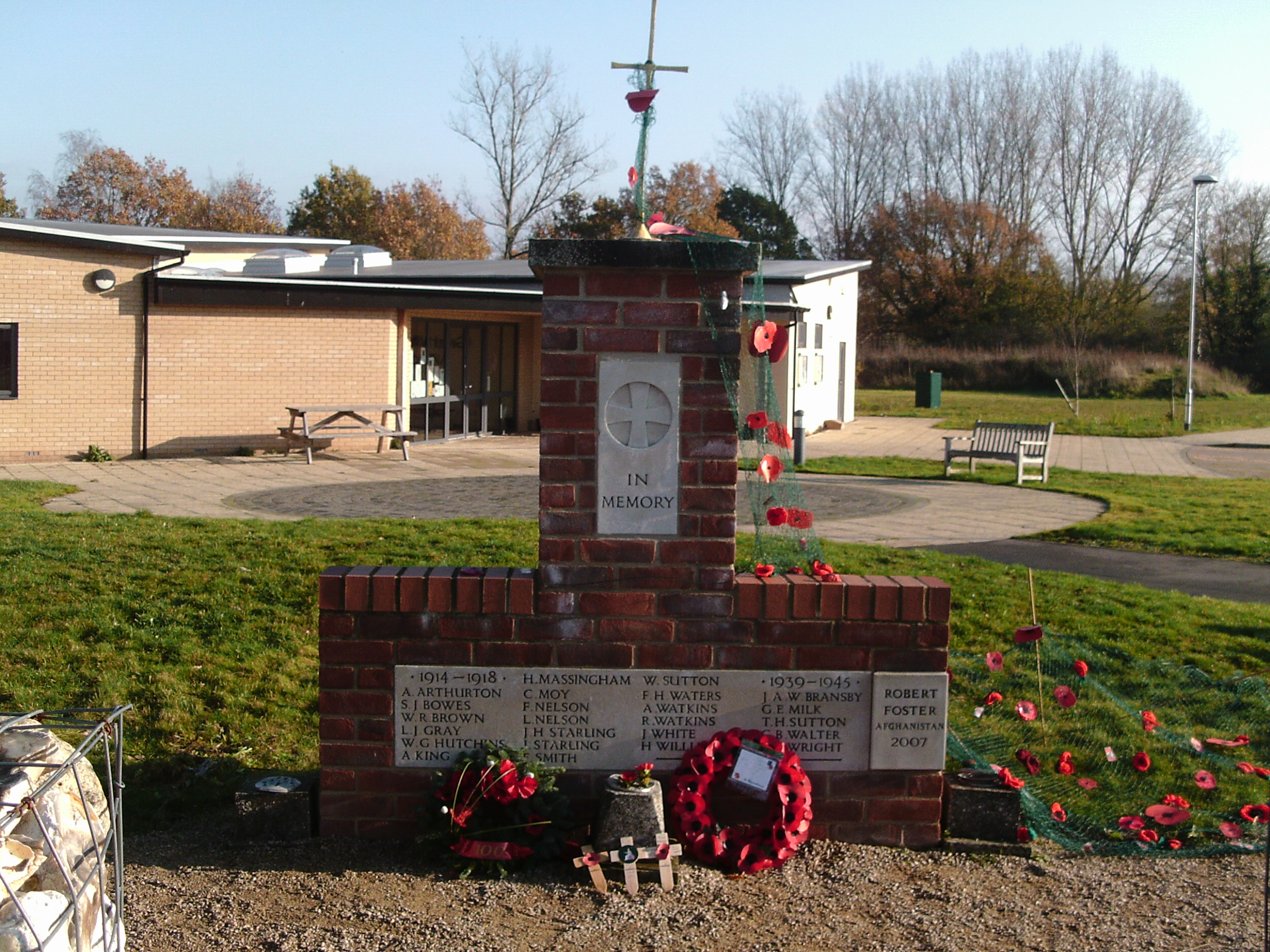 Great Witchingham (St Faith's Chapel column)