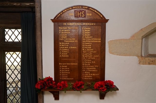 Ivy Hatch Roll of Honour WWI