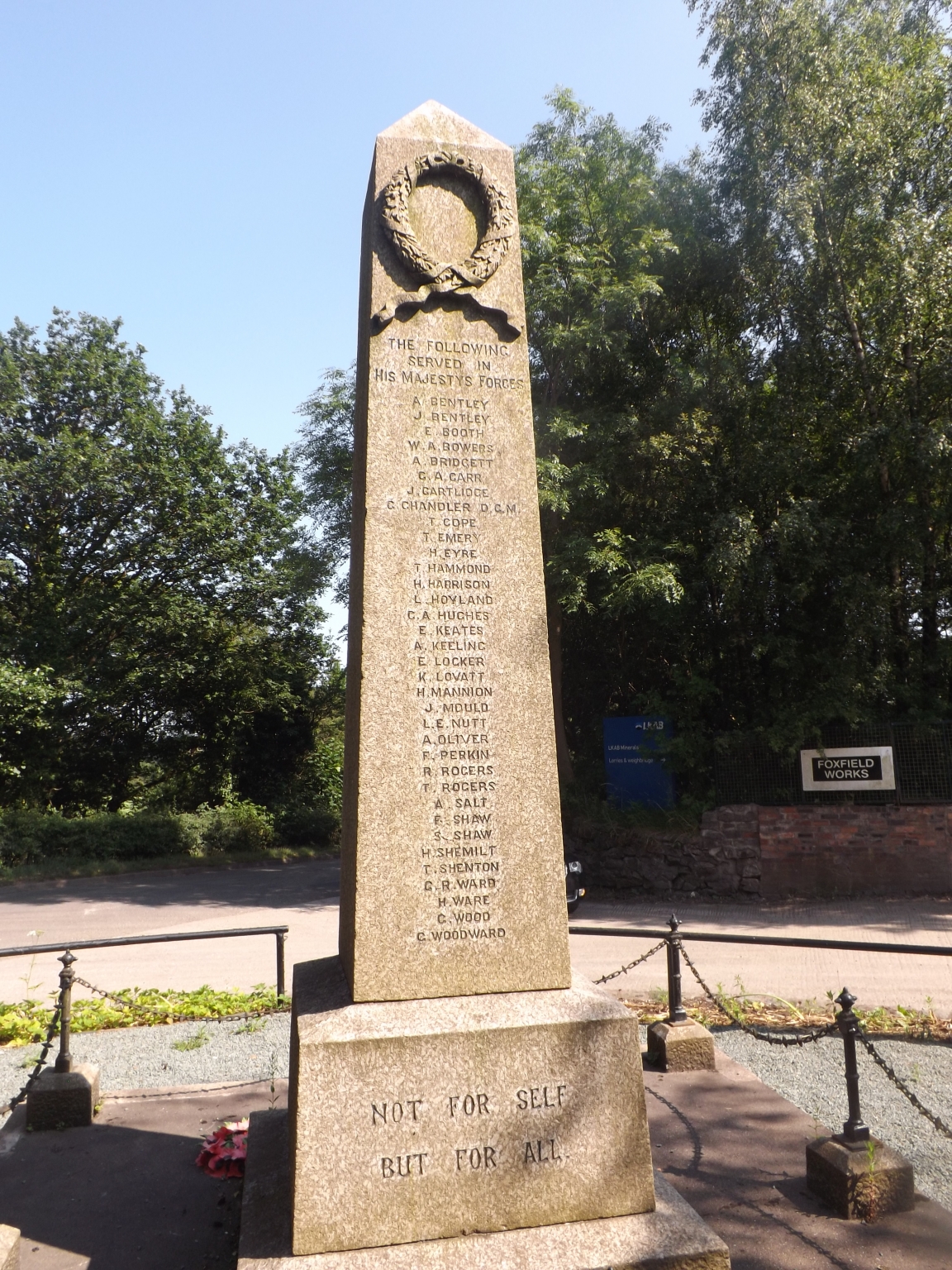 Park Hall Colliery (Dilhorne) - War Memorials Online