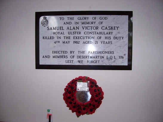 Constable Samuel Alan Victor Caskey