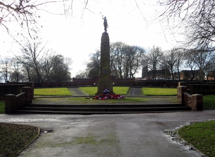 Farnworth War Memorial with Memorial Wall & Garden - War Memorials Online