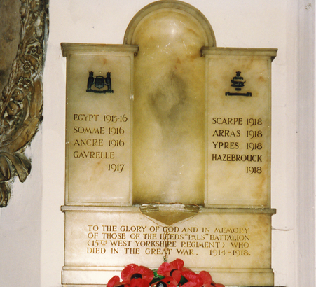 Leeds 'Pals' (15th West Yorkshire Regiment)