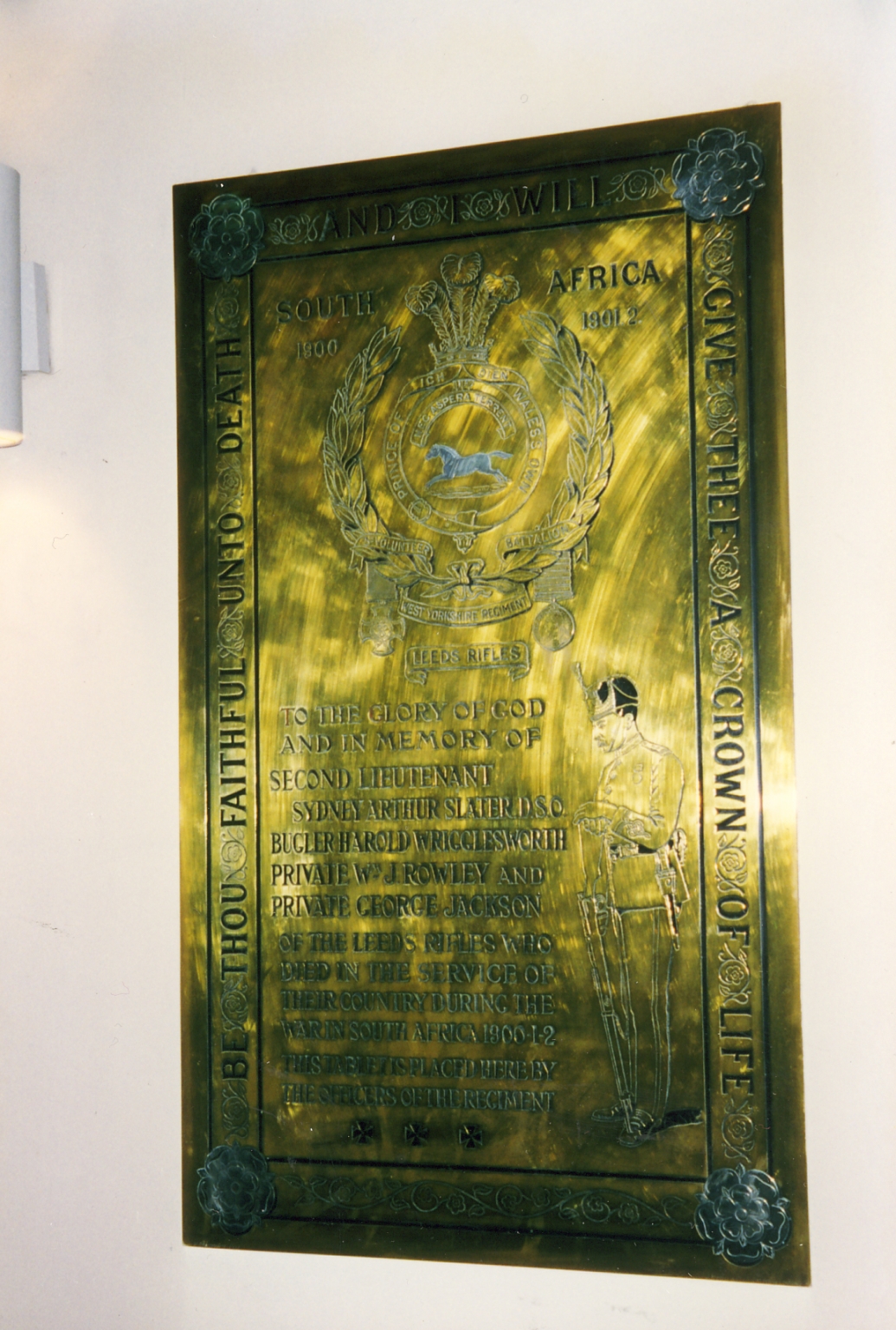 Leeds Rifles 3rd Vol Regt South Africa - War Memorials Online