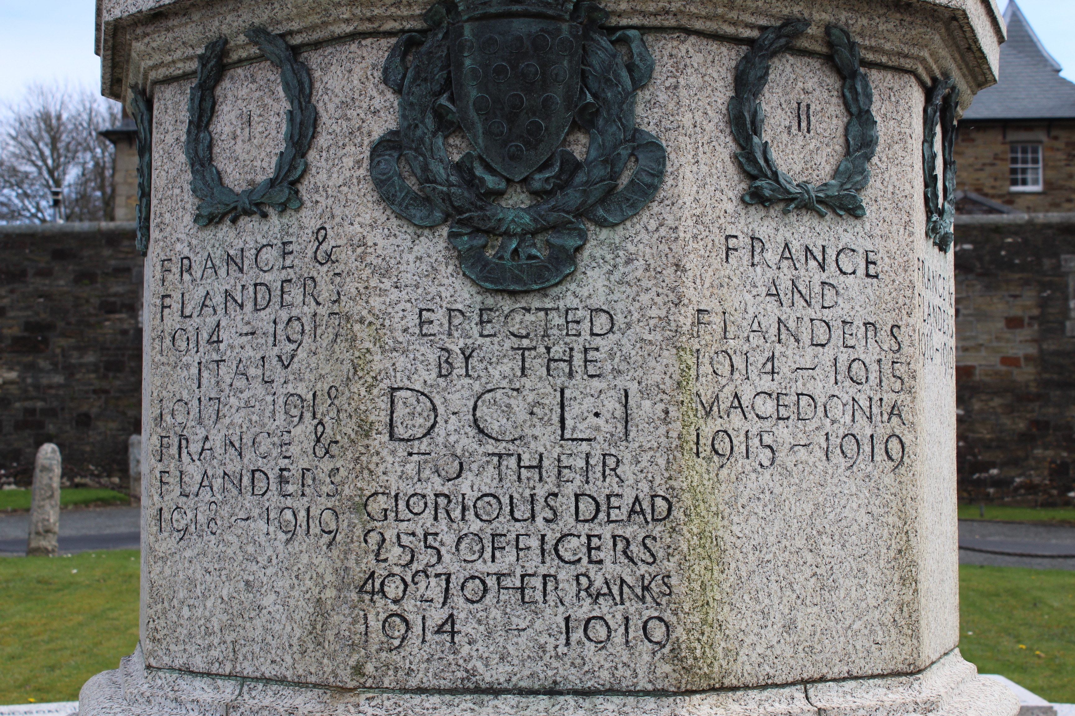 DUKE OF CORNWALLS LIGHT INFANTRY - War Memorials Online