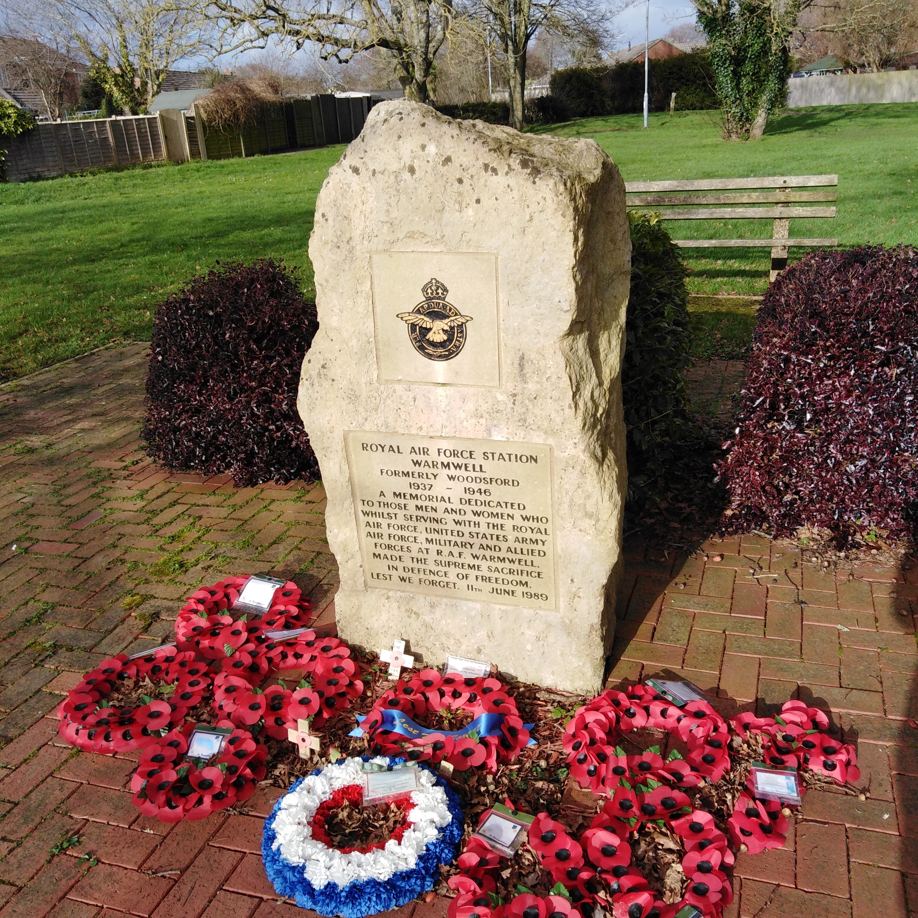 RAF WARMWELL - War Memorials Online