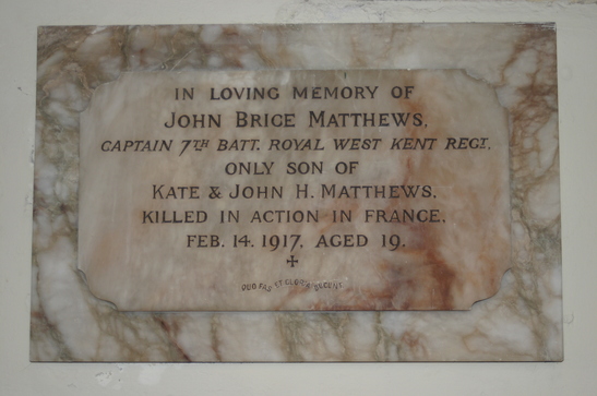 Captain J B Matthews