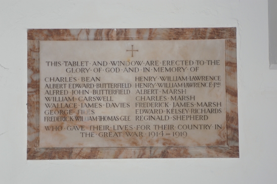 Church Whitfield WW1 (Fallen)