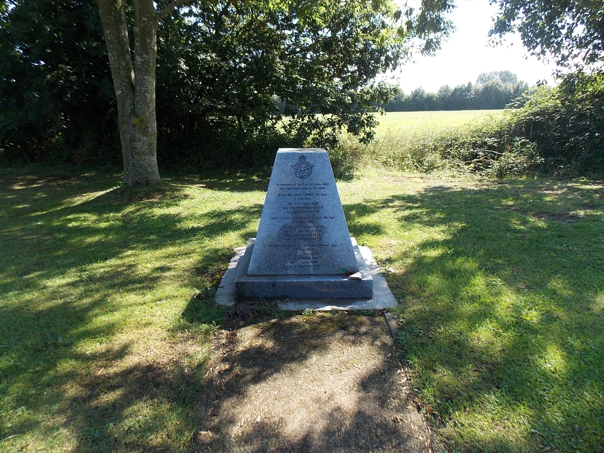 Weasenham Aircrew Memorial