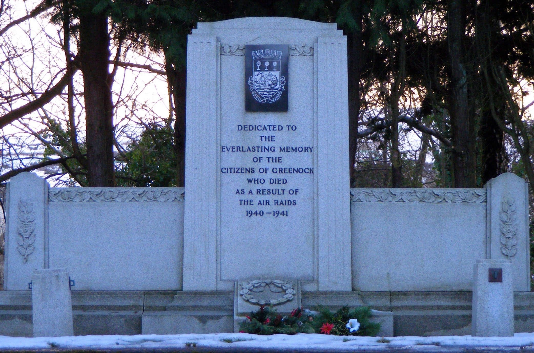 Greenock Air Raid Victims Memorial 1 - War Memorials Online