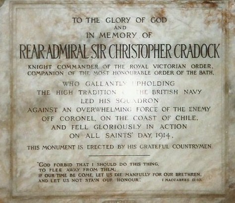 Rear Admiral Sir Christopher Cradock