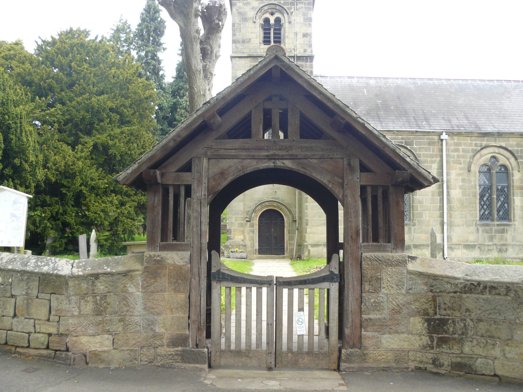 Little Eaton Memorial Lychgate - War Memorials Online