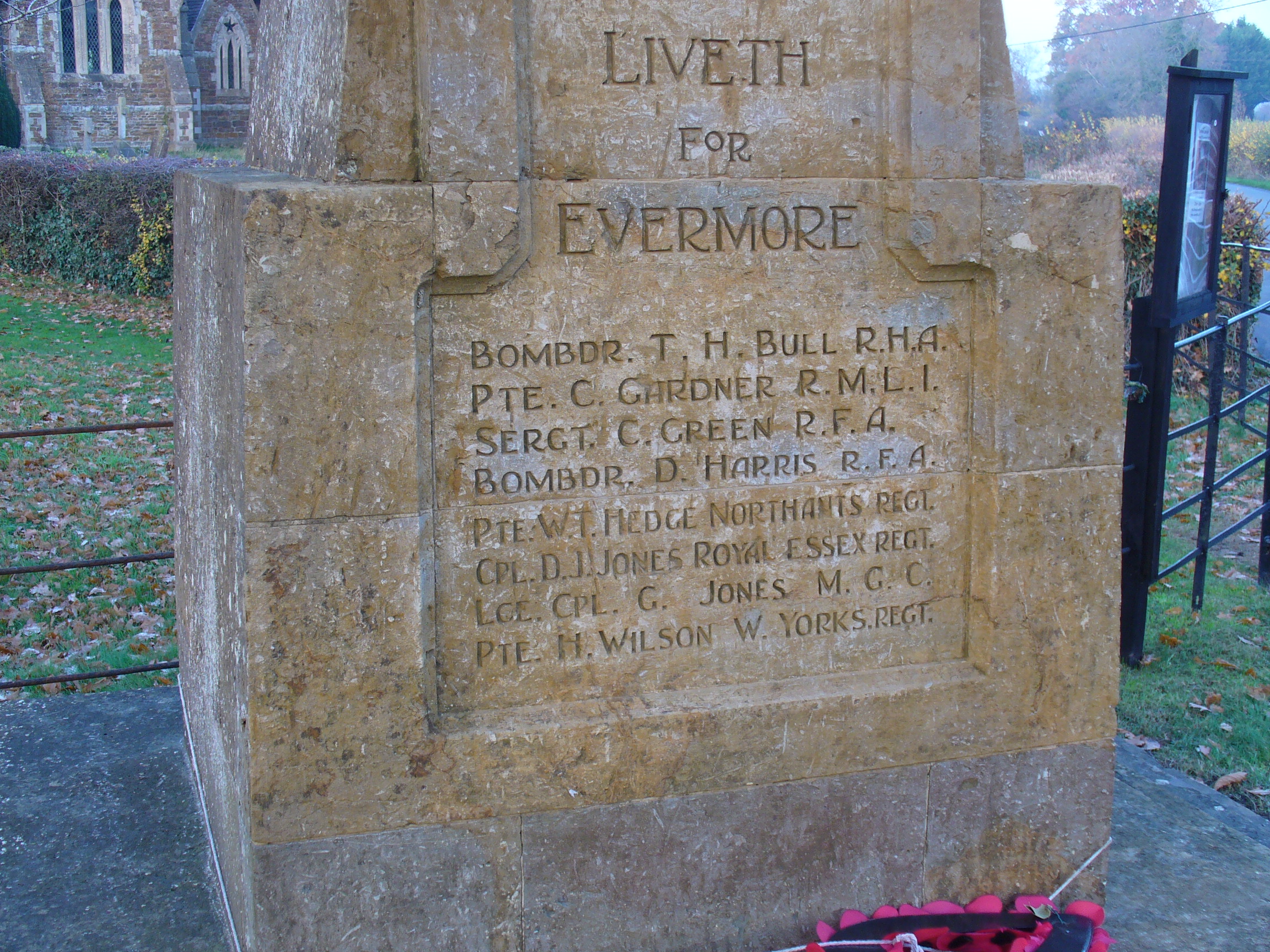 Shuckburgh War Memorial.