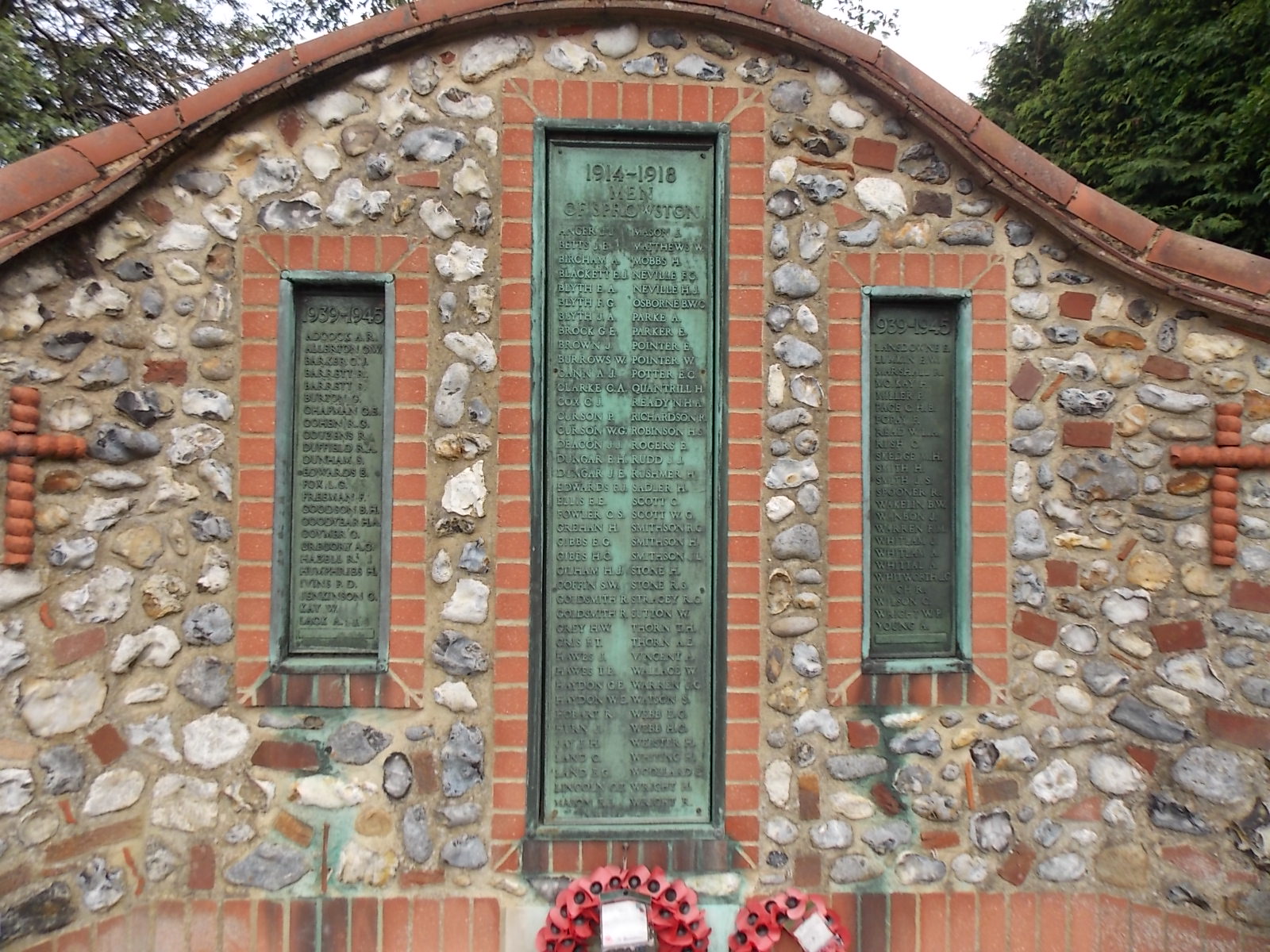Sprowston Memorial Wall