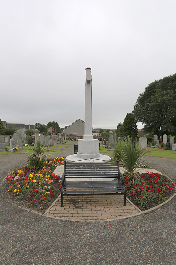 Newmachar CWGC Cross - War Memorials Online