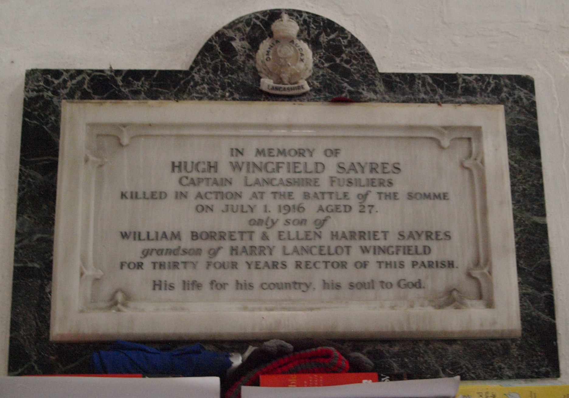 Captain Hugh Wingfield Sayers