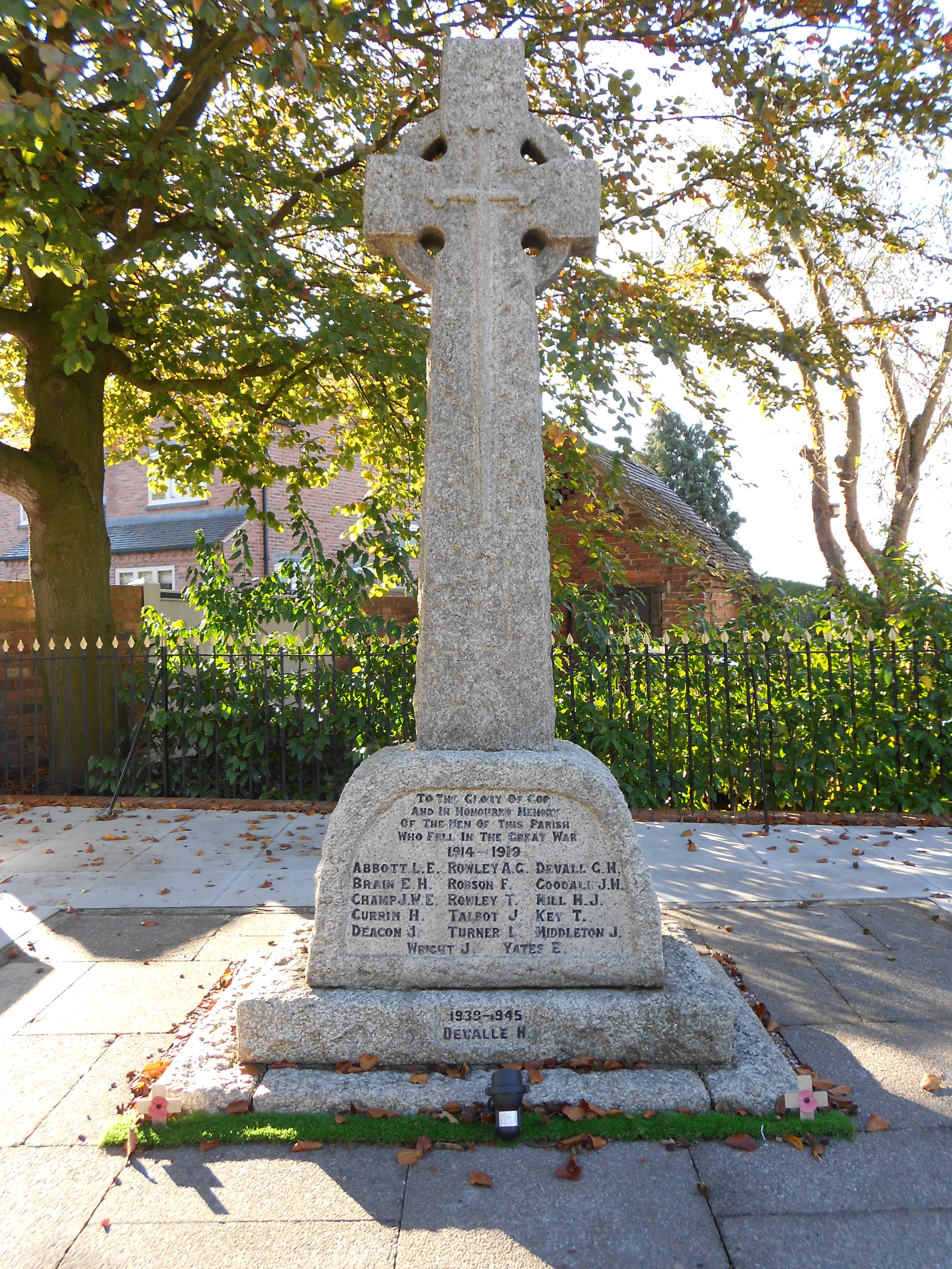 Colton Cross - War Memorials Online