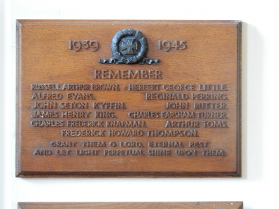 Kingswear Church WWII