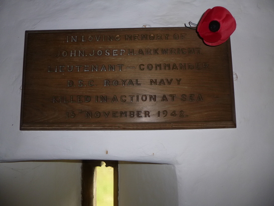 Lieutenant Commander John Joseph H Arkwright DSC