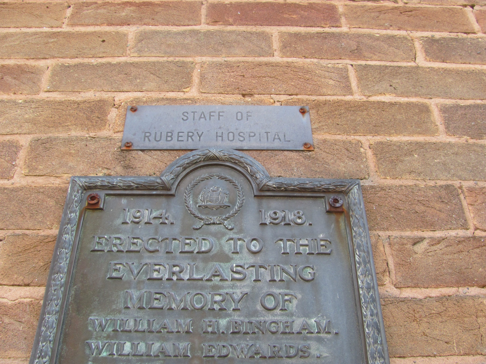 Rubery Hospital WW1 - War Memorials Online