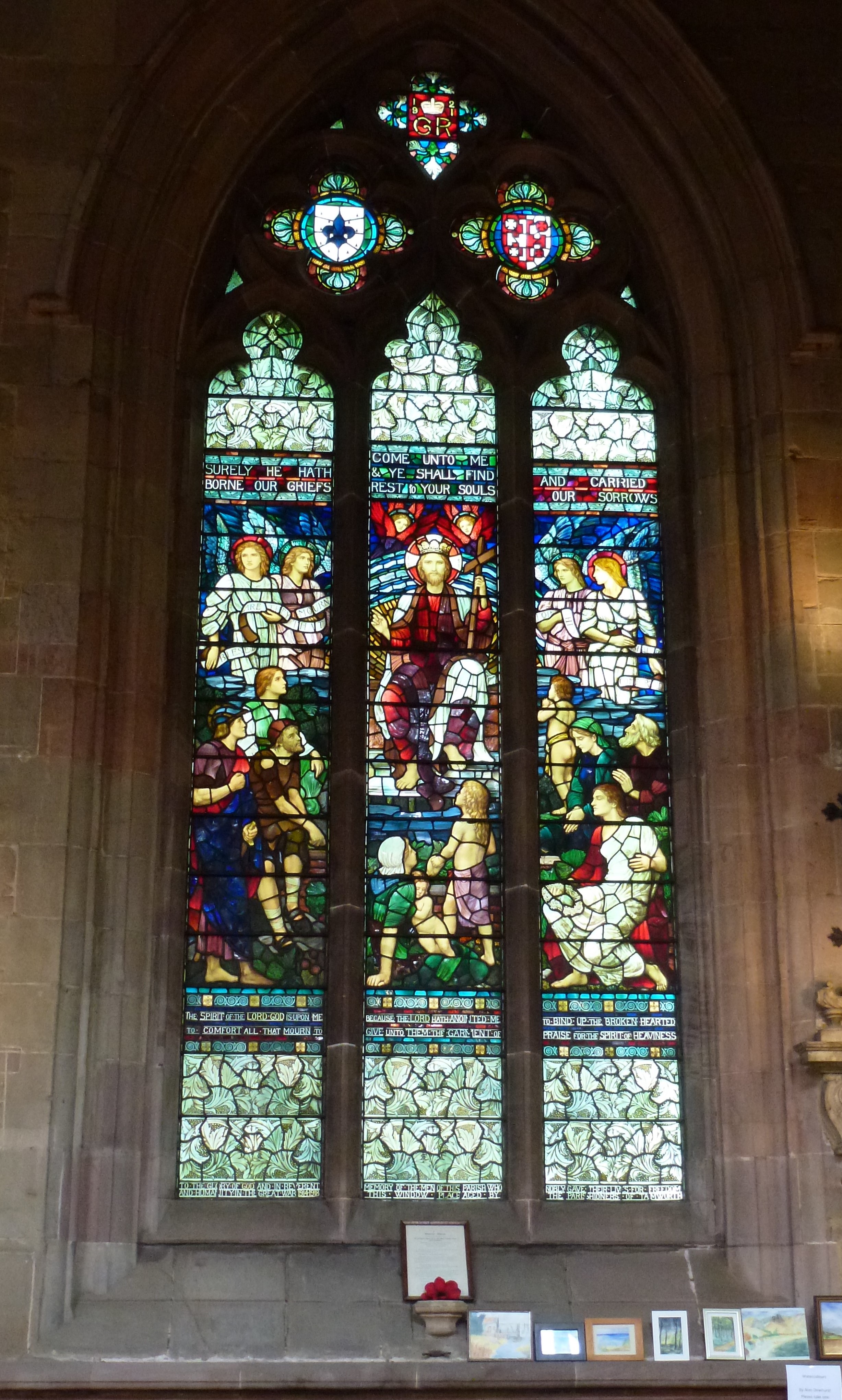 Tamworth and District WW2 Memorial Window - War Memorials Online
